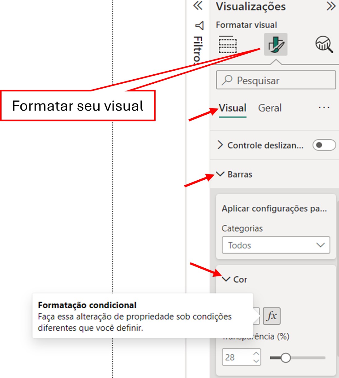 Power BI: Formatação Condicional
